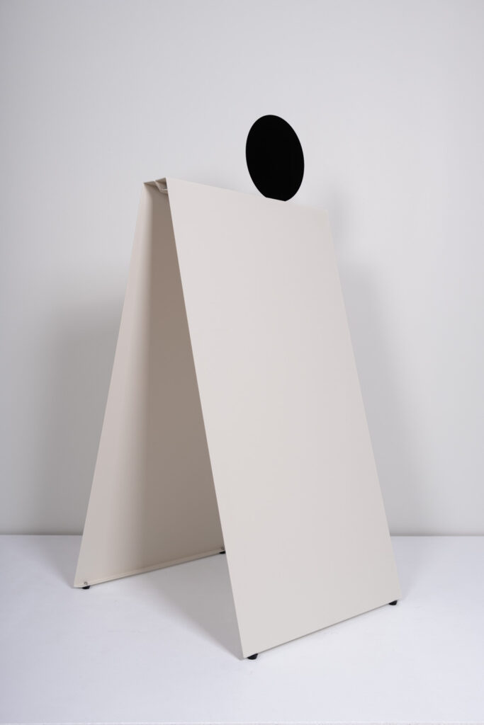 SIDEWALK SIGN A-SHEET - LIGHT BEIGE - VWM Studio